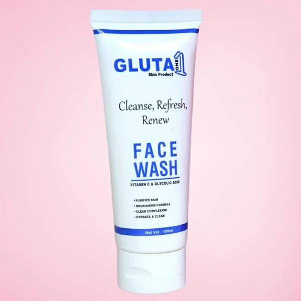 Gluta One Facewash All Skins Solution - Skin Whitening Solution